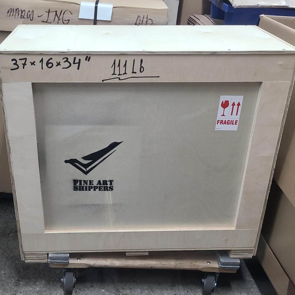 The Design of Wooden Moving Boxes for Framed Pictures